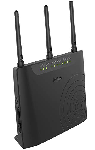 D-Link DSL-3682 Modem Router Wireless, Dual-Band, AC750 Mbps, VDSL/ADSL ...